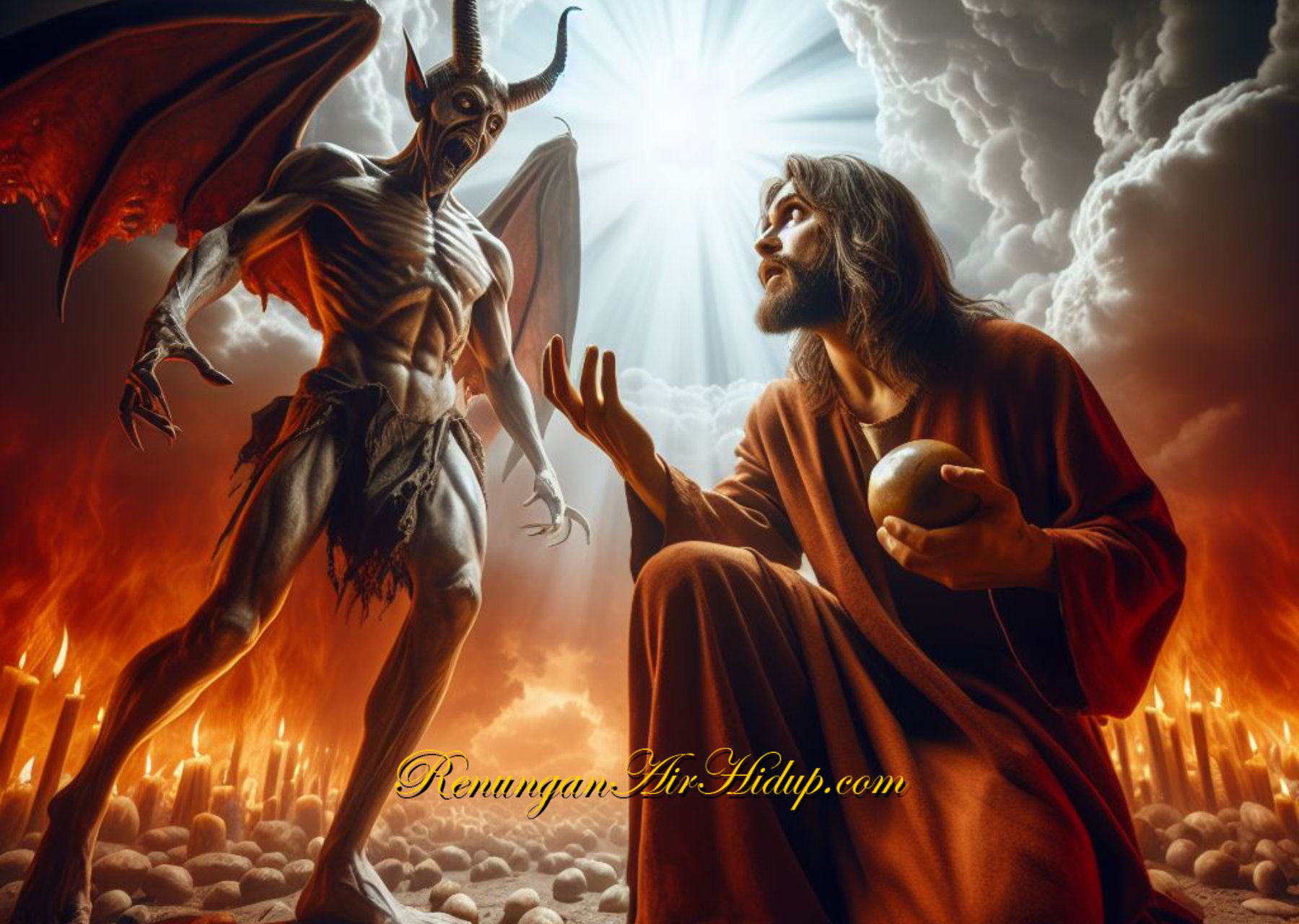 Yesus Dicobai Iblis – Renungan Air Hidup